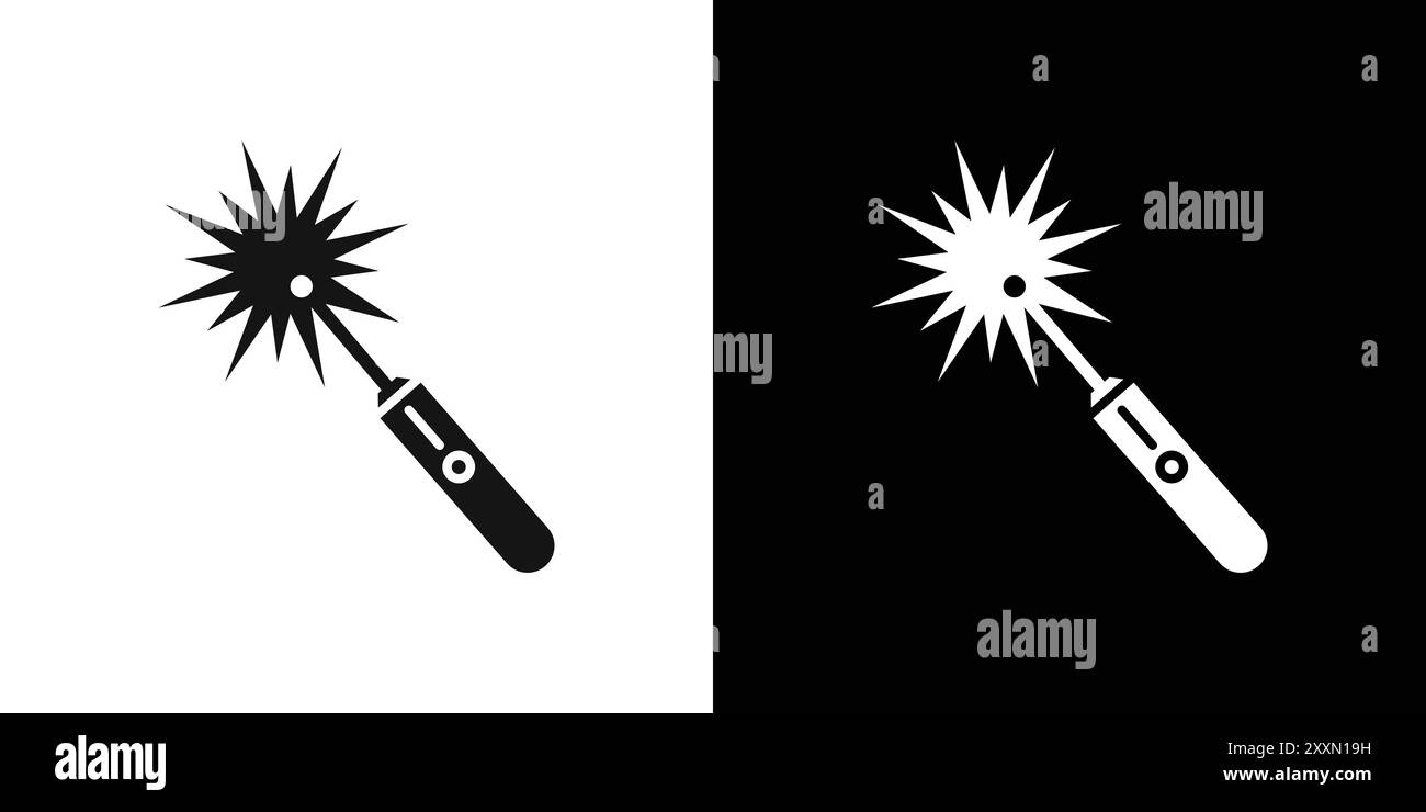 Laser light vector Black and White Stock Photos & Images - Alamy