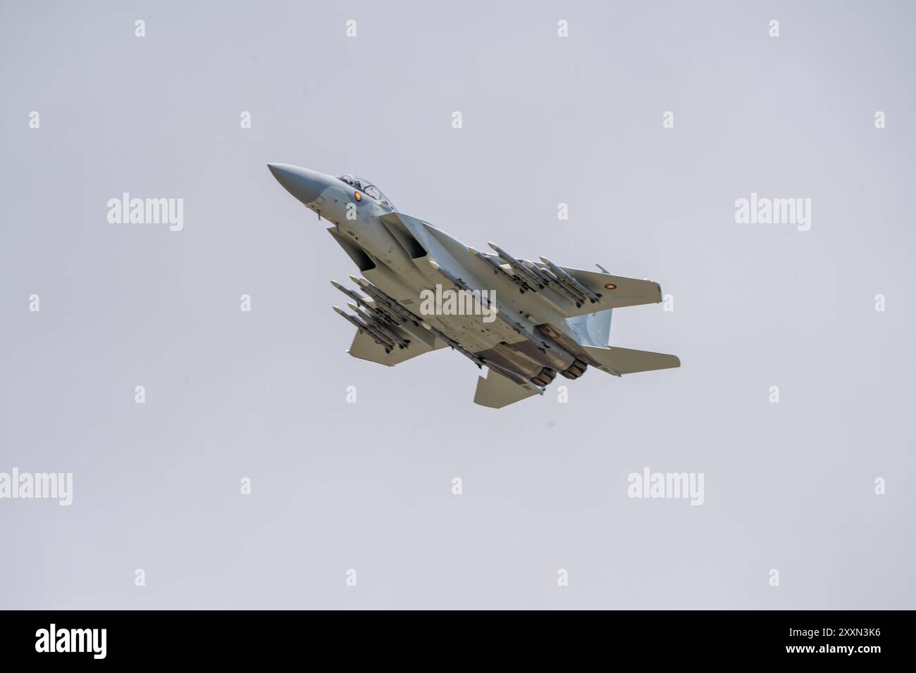 Farnborough, Hampshire - July 22nd 2024: Qatar Air Force Boeing F-15QA ...