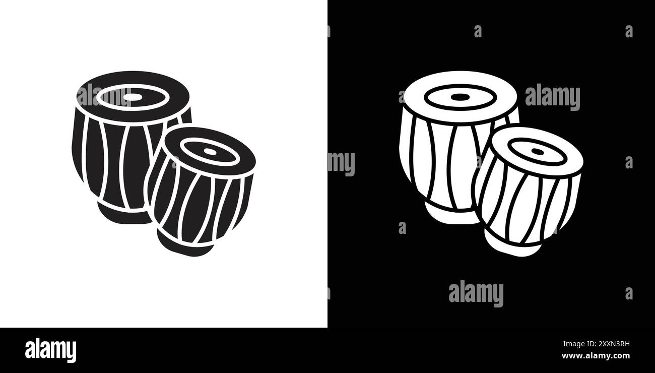 Tabla icon vector logo set collection or bundle pack group Stock Vector ...