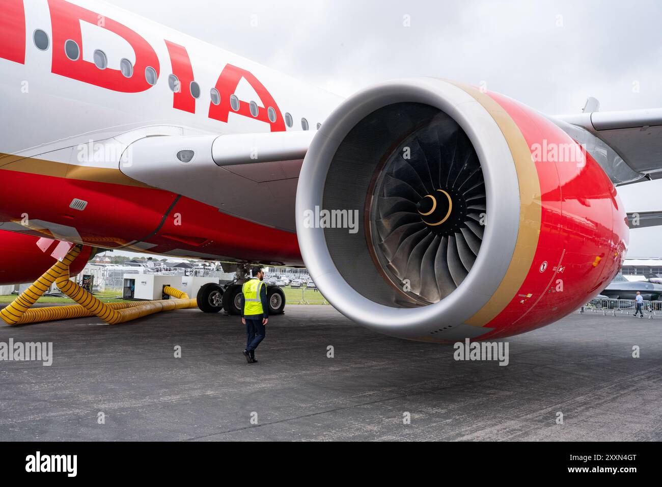 Farnborough, Hampshire - July 22nd 2024: Air India Airbus A350-900 ...