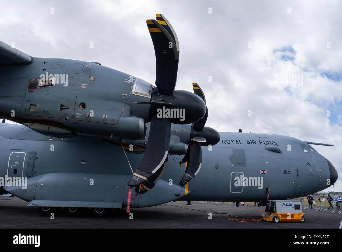 Farnborough, Hampshire - July 22nd 2024: Airbus A400M Atlas Royal Air ...
