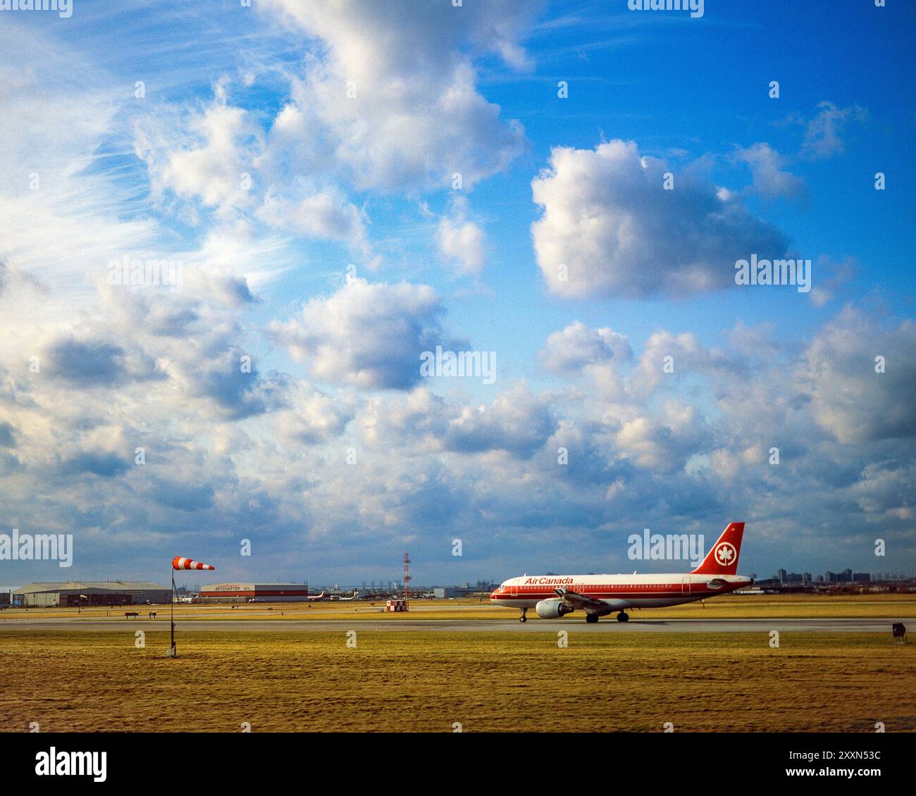 Air Canada jet passenger airplane on runway, Pearson airport, Toronto ...