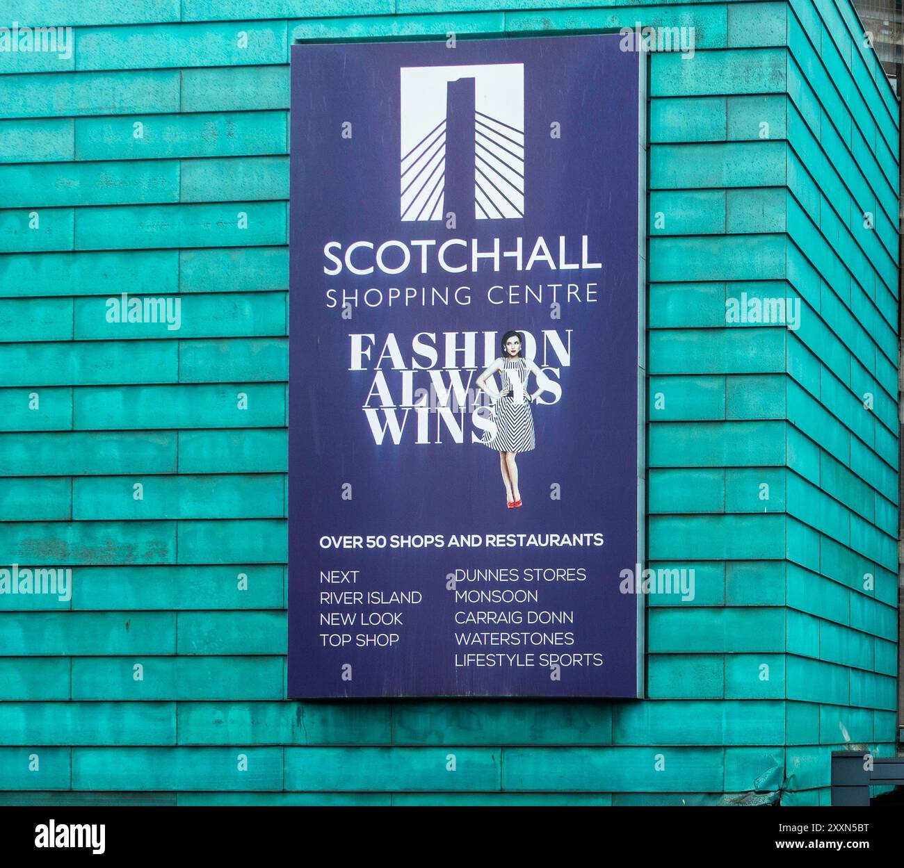 Signage for thr Scotch Hall Shopping Centre, Drogheda, Co Louth ...
