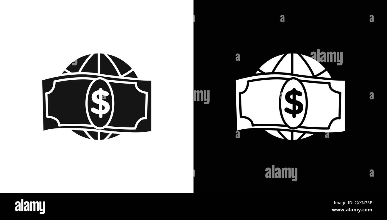 World Payment Transfer icon vector logo set collection or bundle pack ...