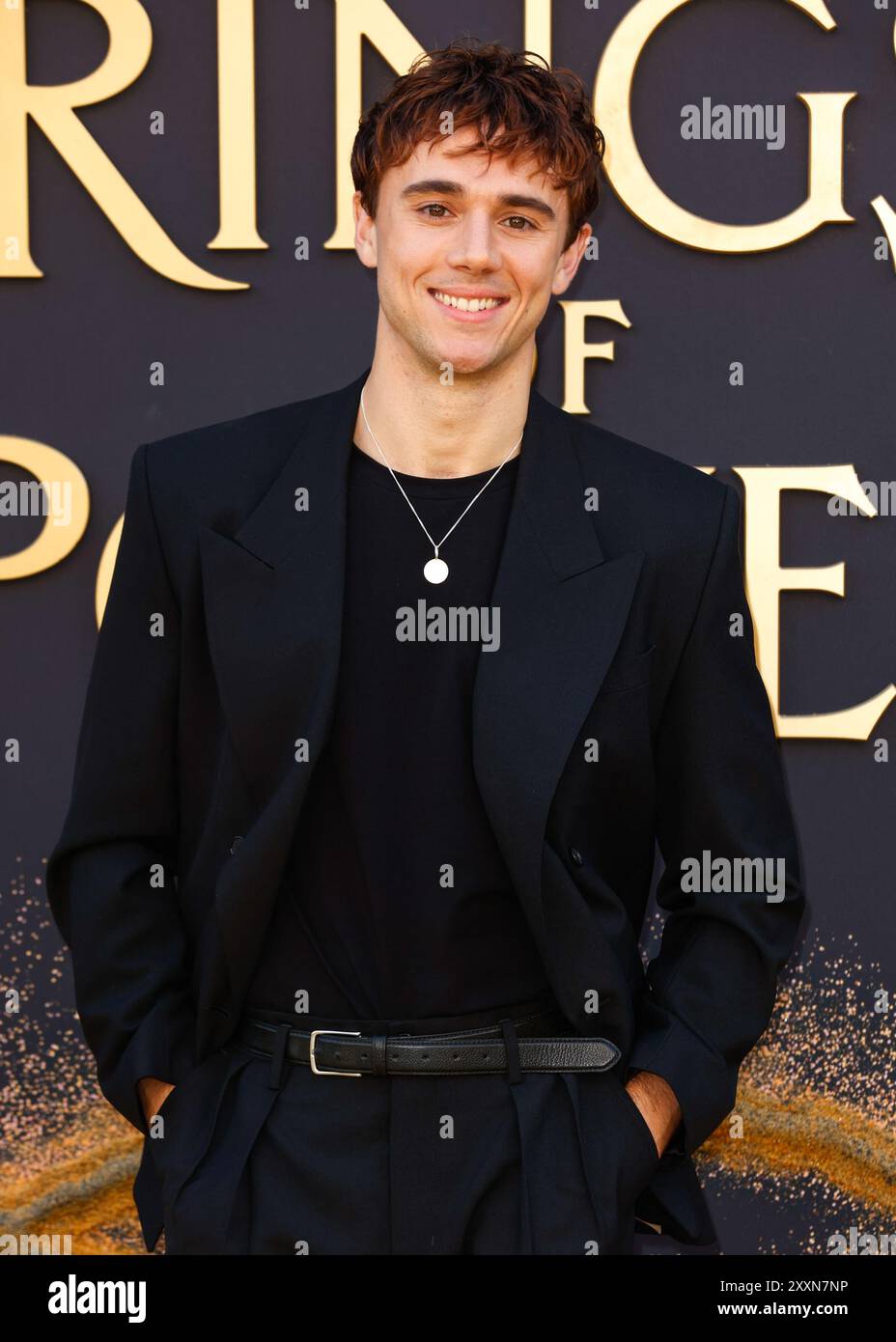 Calam Lynch attends the World premiere for Season Two of The Lord Of The Rings: The Rings Of ...