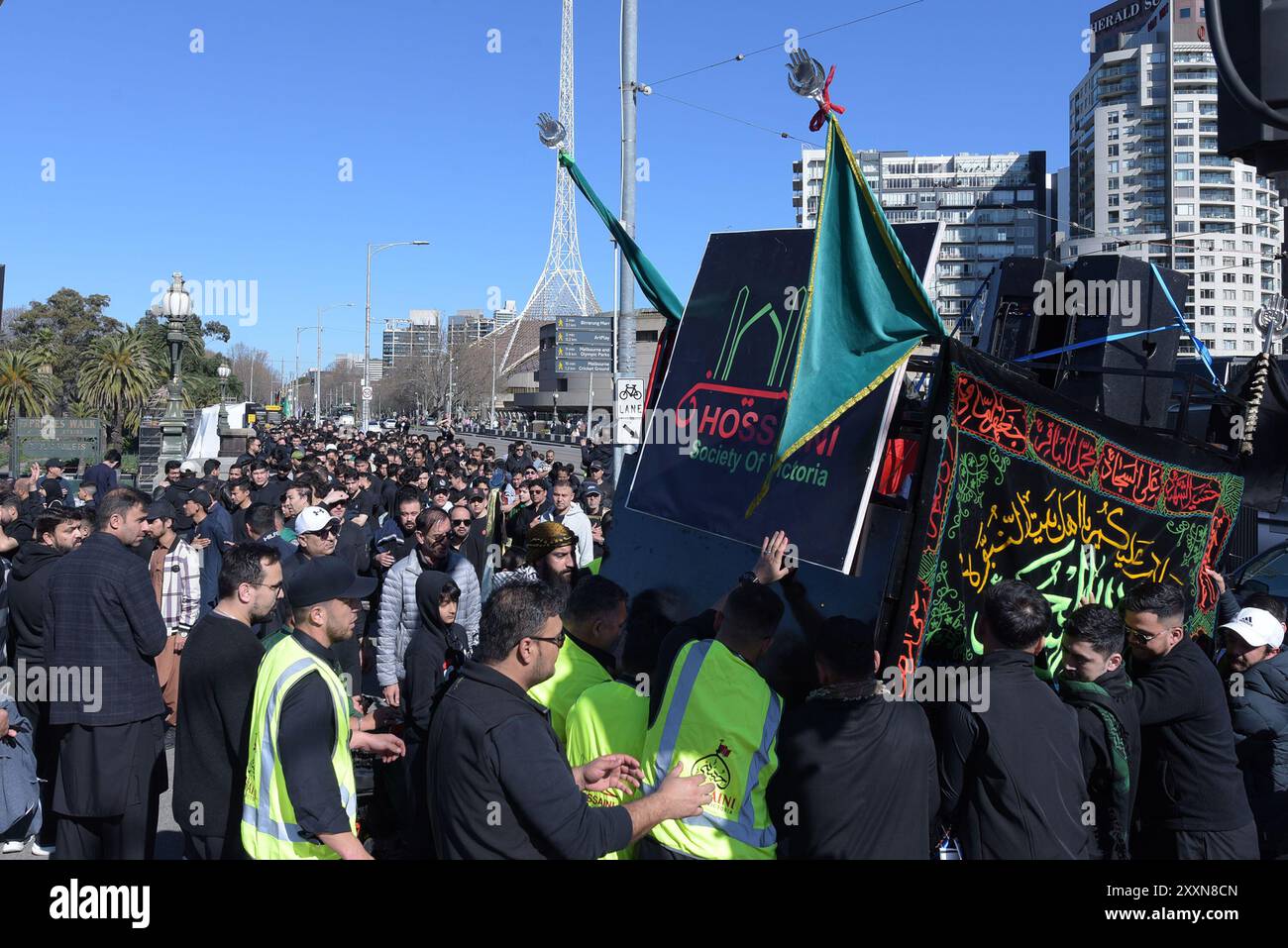 Melbourne, Victoria, Australia. 25th Aug, 2024. A large number of ...