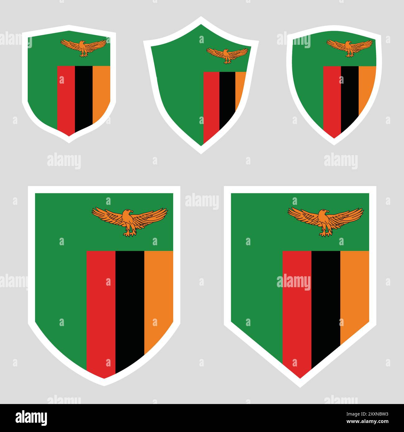Flag set in shield frame hi-res stock photography and images - Alamy