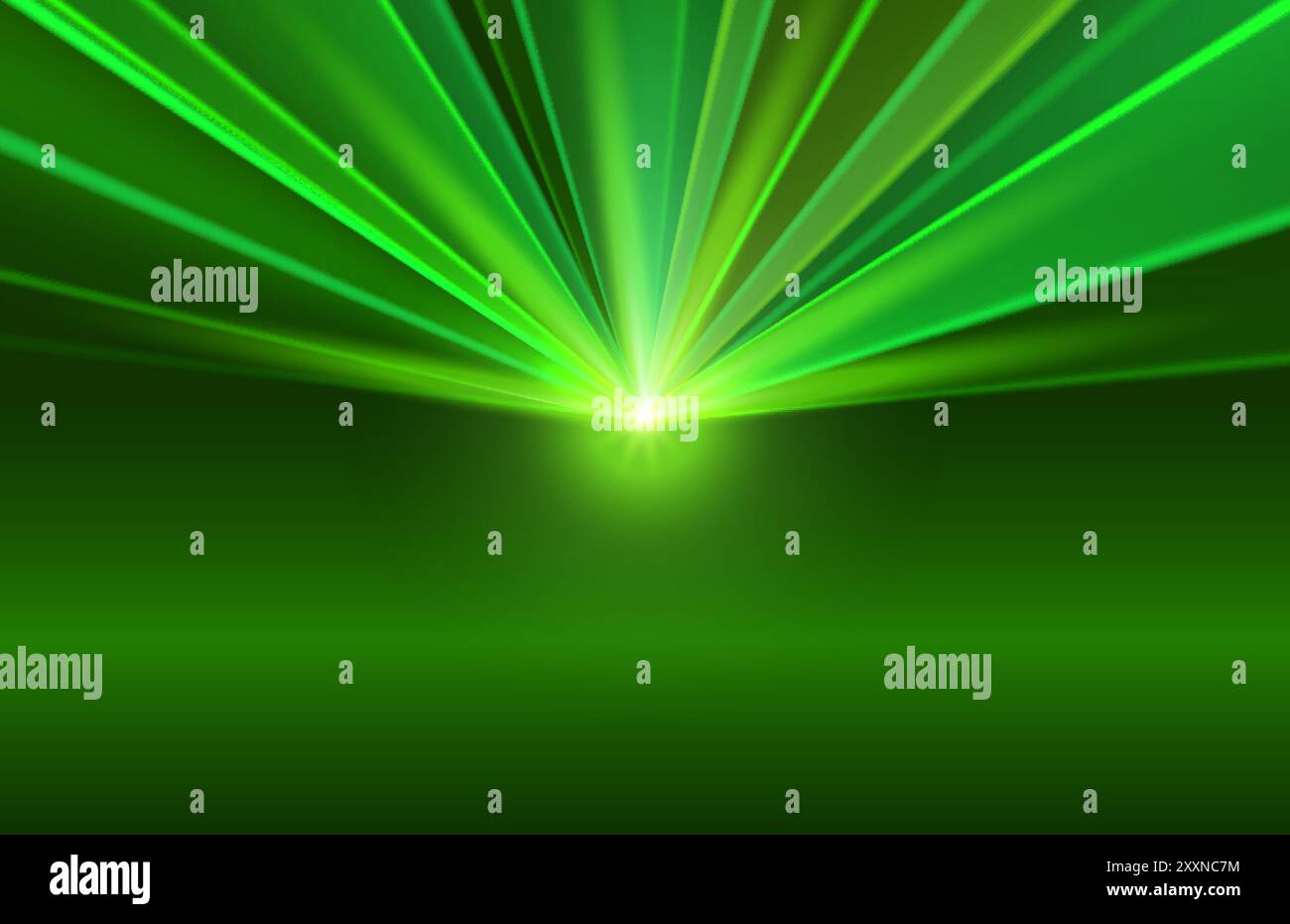 Green laser beams glowing Stock Vector Images - Alamy