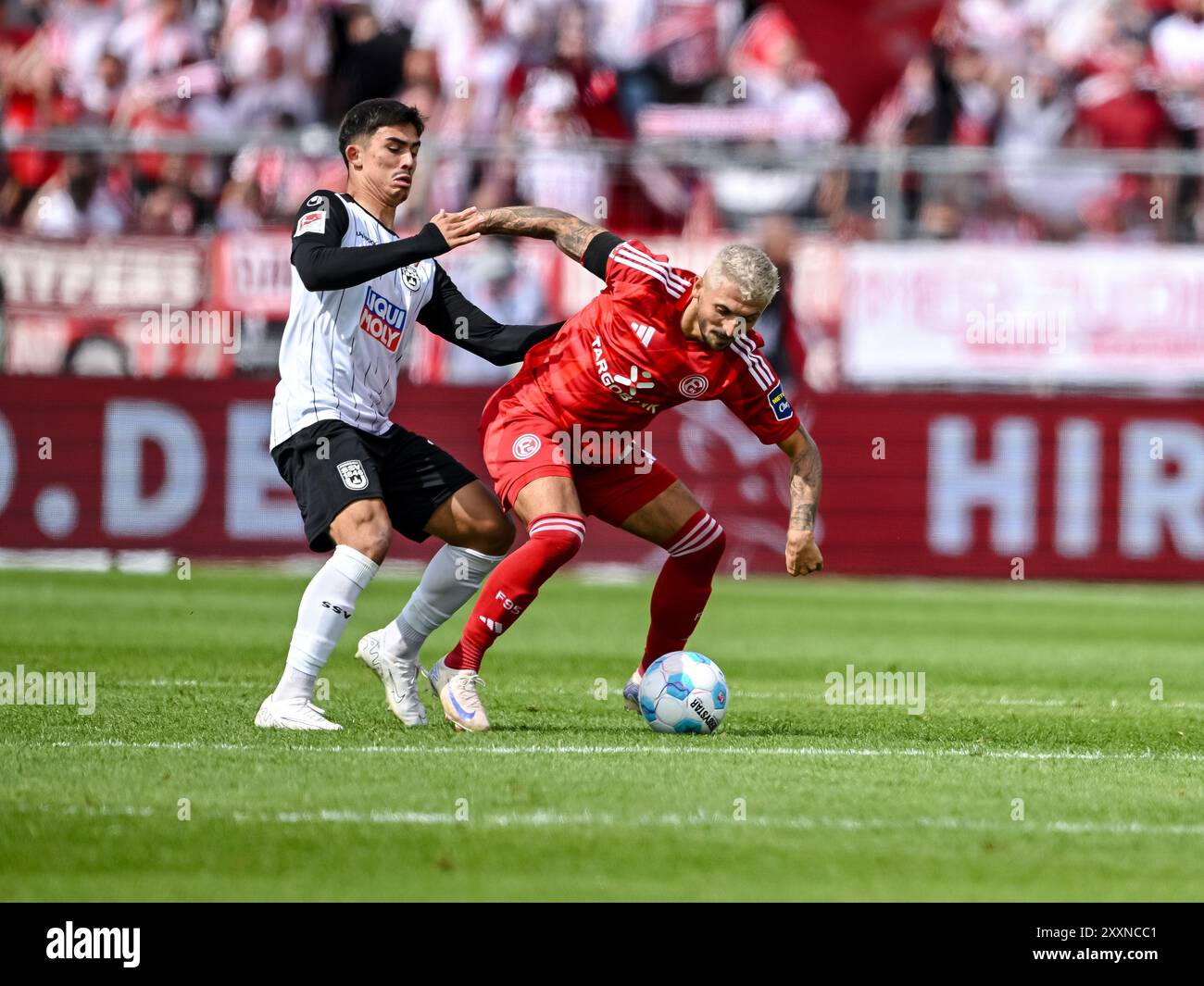 Ulm, Germany. 25th Aug, 2024. Soccer: Bundesliga 2, SSV Ulm 1846 ...