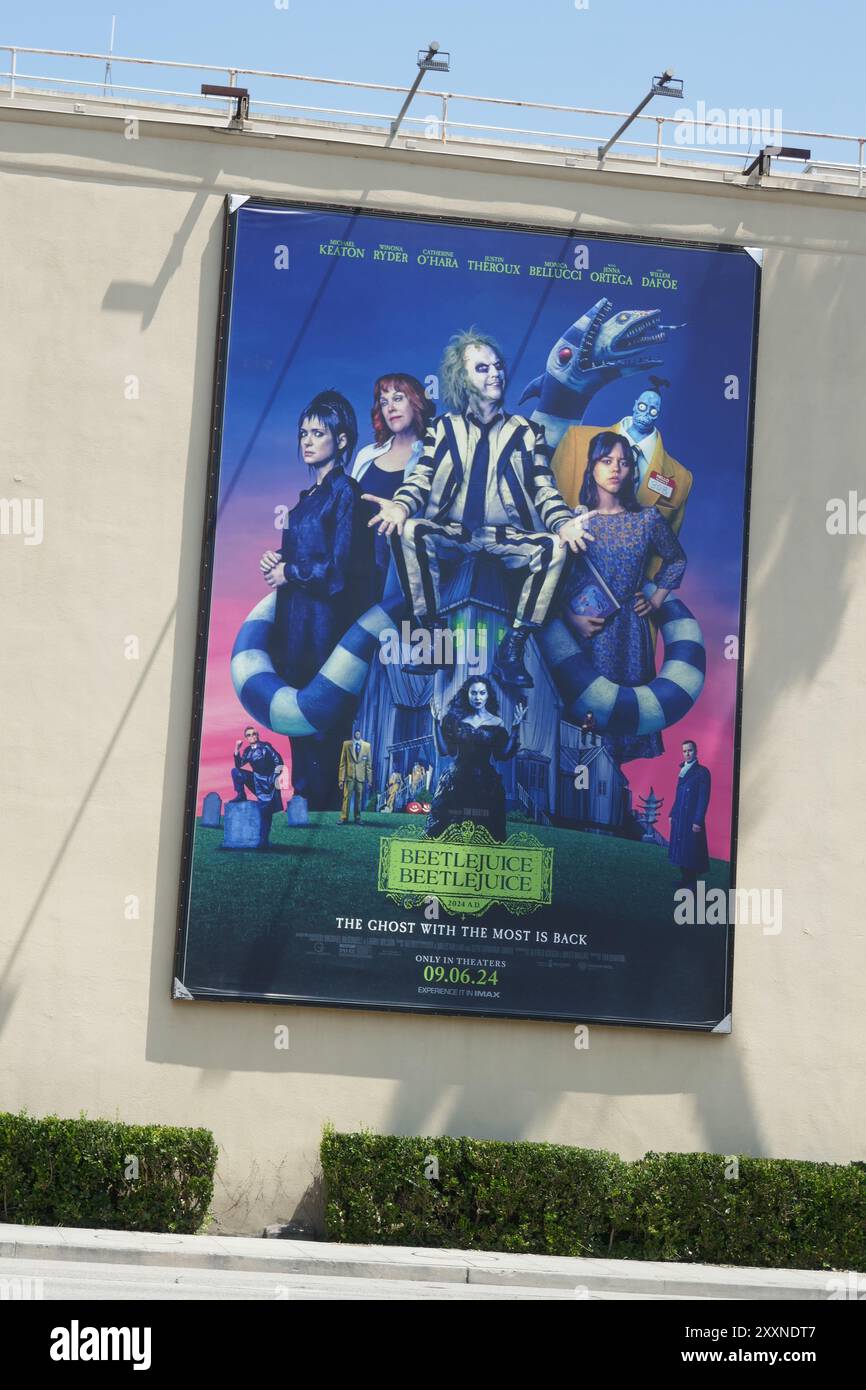 Burbank, California, USA 23rd August 2024 Tim Burton Beetlejuice ...