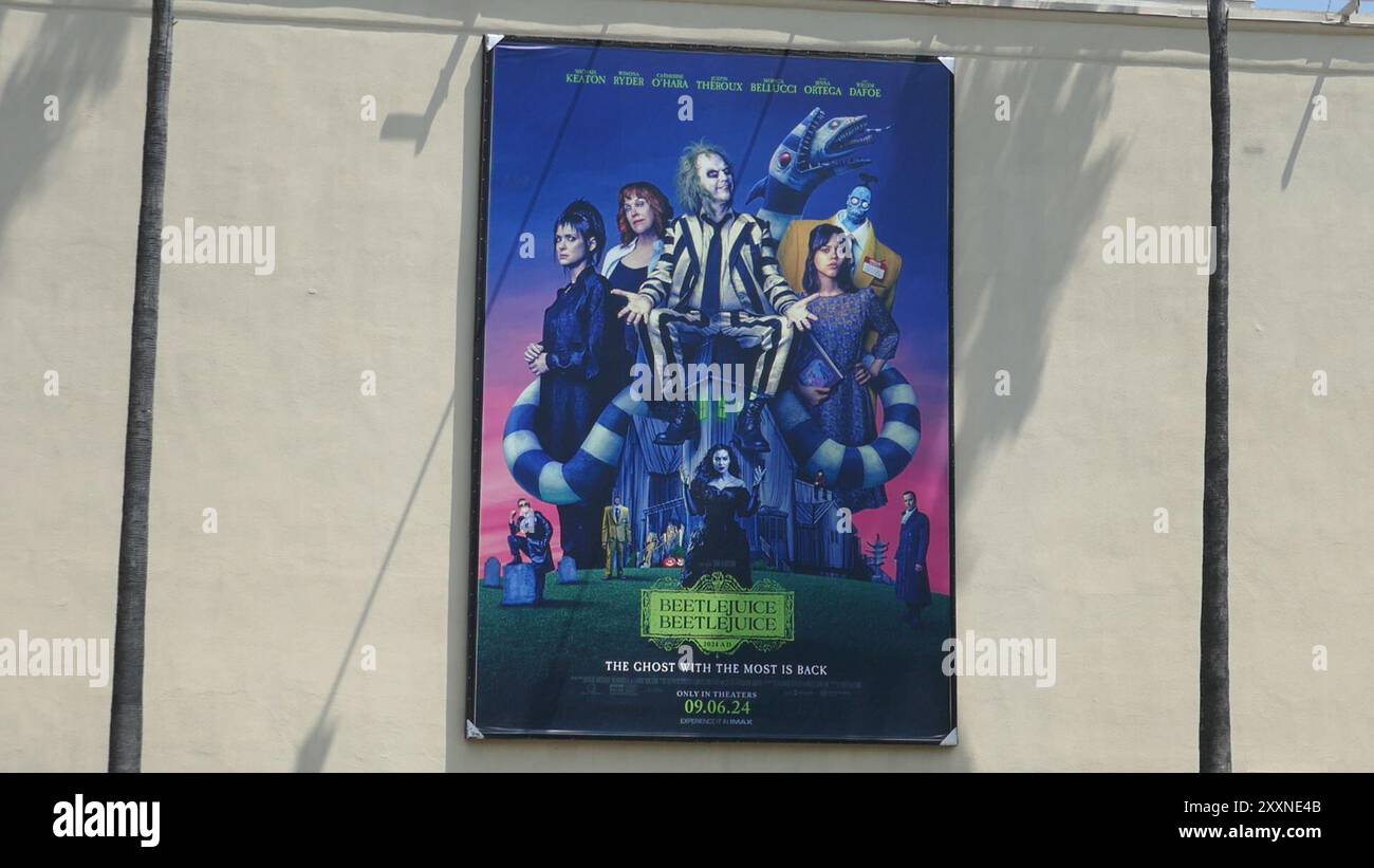 Burbank, California, USA 23rd August 2024 Tim Burton Beetlejuice ...