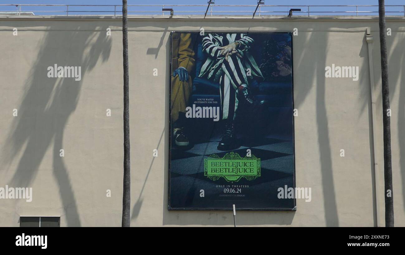 Burbank, California, USA 23rd August 2024 Tim Burton Beetlejuice ...