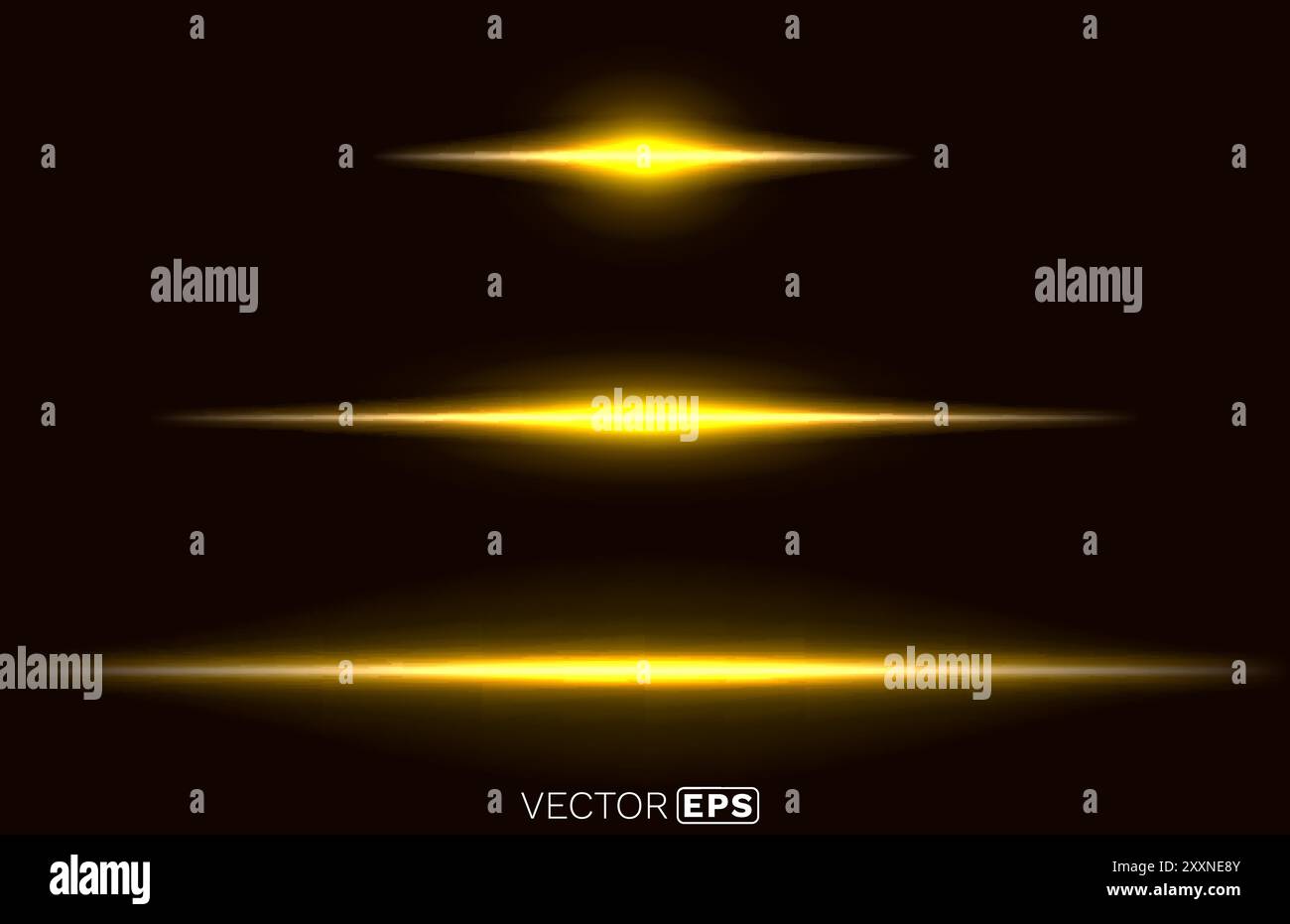 Laser light beam on black background. Vector Stock Vector Image & Art ...