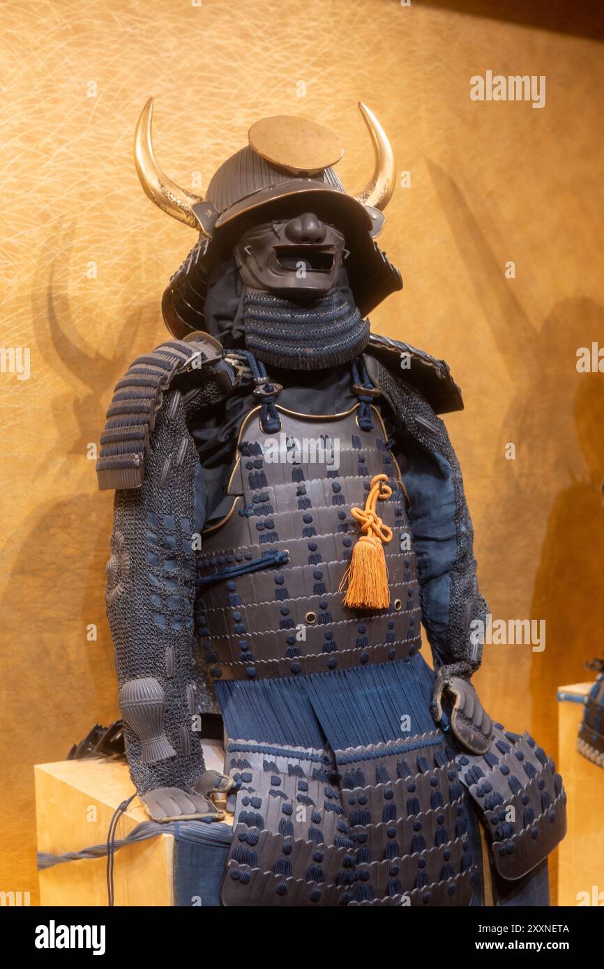 Japanese Samurai Armor sets Stock Photo - Alamy