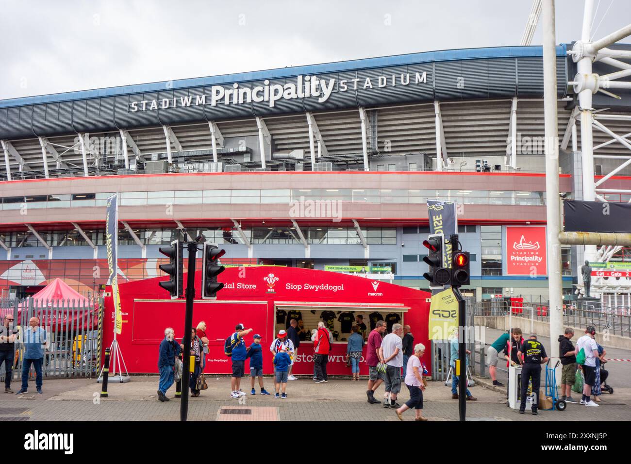 Sports fans gathering for a speedway grand prix event at the ...