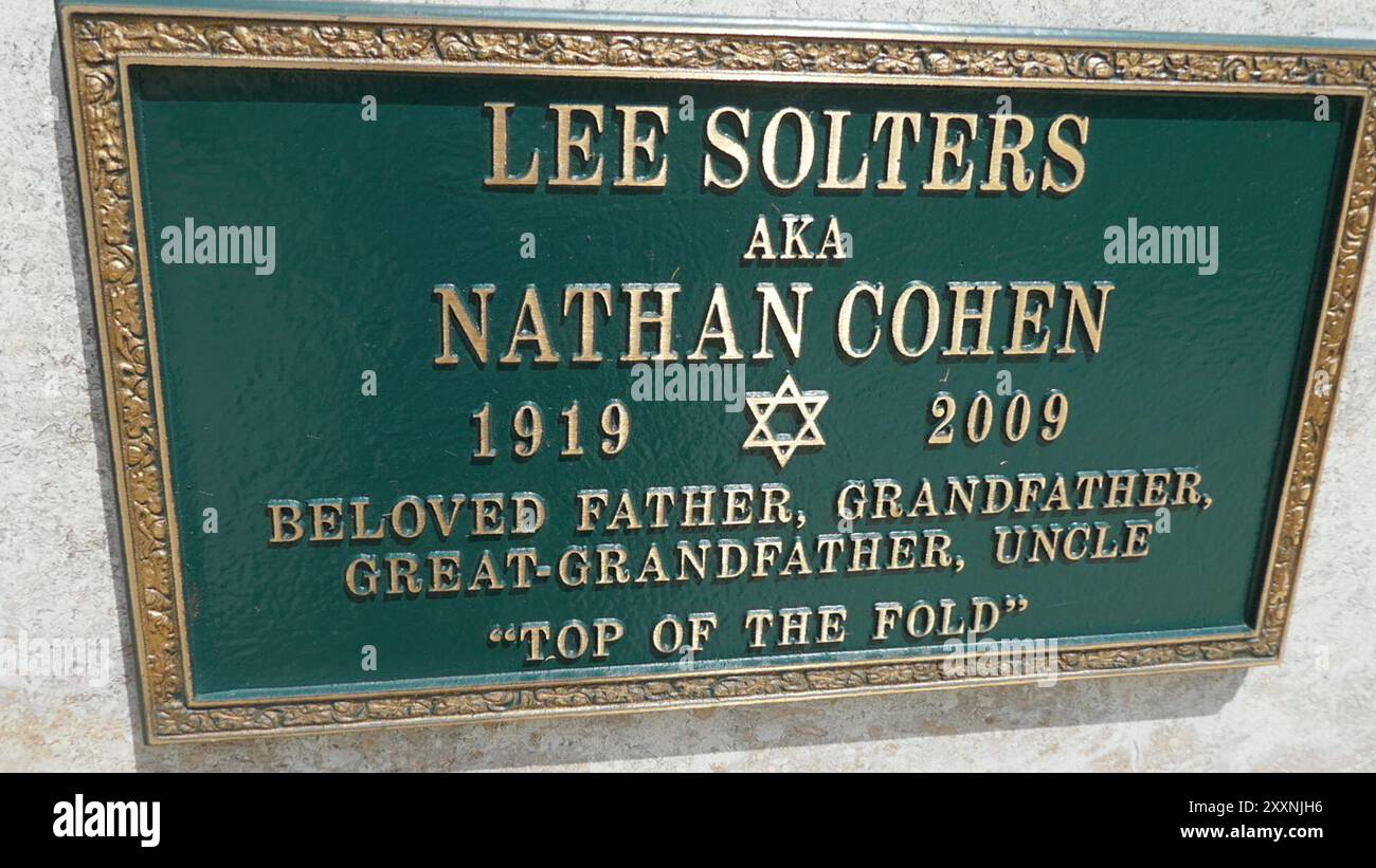 Los Angeles, California, USA 23rd August 2024 Publicist Lee Solters ...