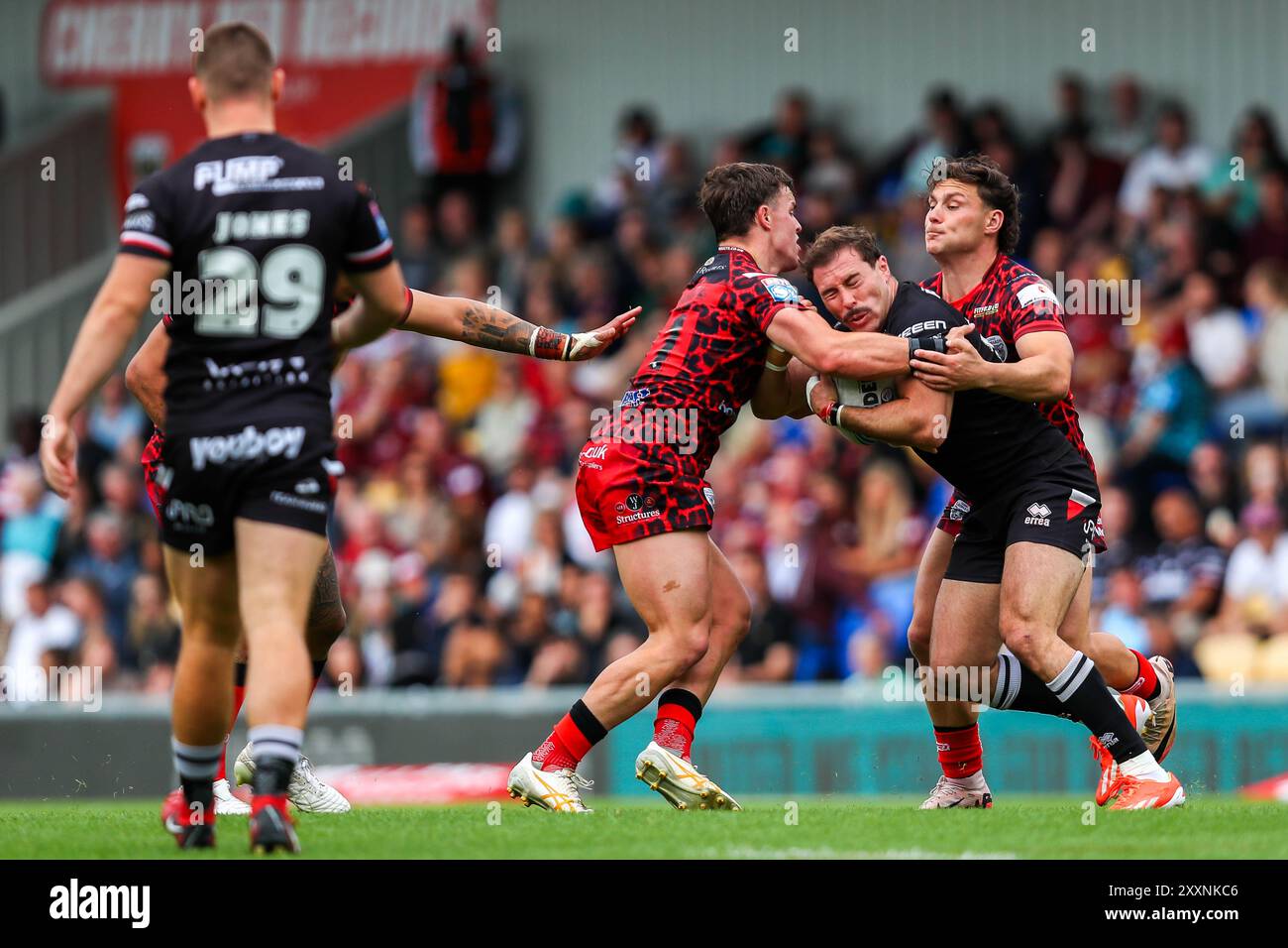during the Betfred Super League Round 23 match London Broncos vs Leigh ...