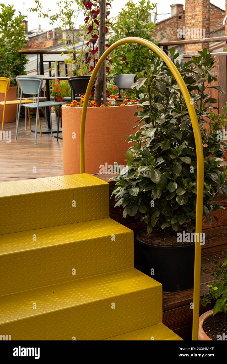 Stylish modern terrace featuring hi-res stock photography and images ...