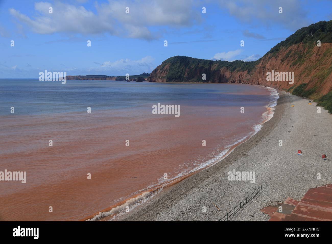Jacobs's Ladder beach, Sidmouth East Devon, England, UK Stock Photo - Alamy