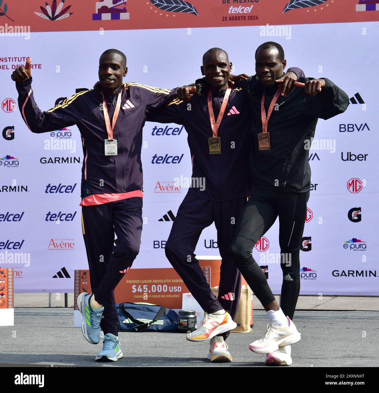 August 25, 2024, Mexico City, Mexico City, MÃ©xico: The winning ...