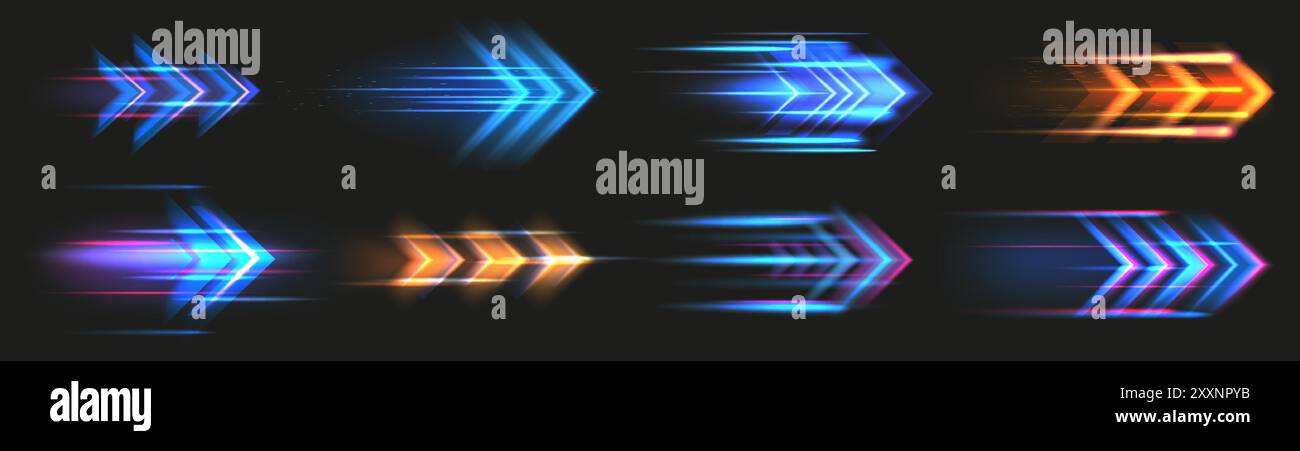 Speed light. Fast movement effect. Abstract action or race energy ...