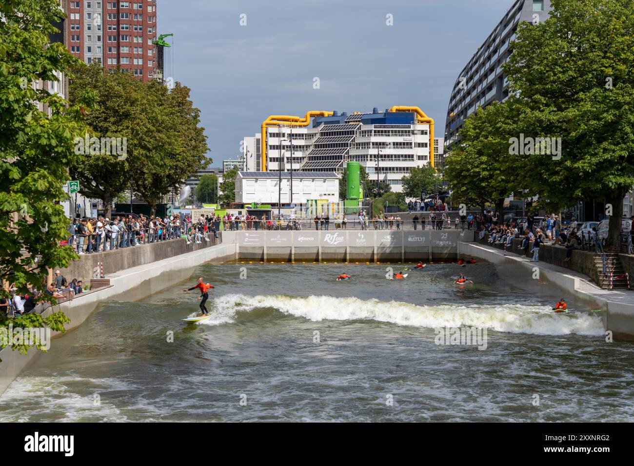 Surfing facility in the city center of Rotterdam, Rif010, supposedly ...