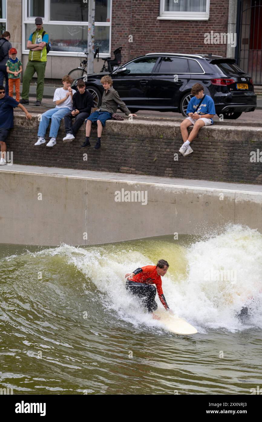 Surfing facility in the city center of Rotterdam, Rif010, supposedly ...