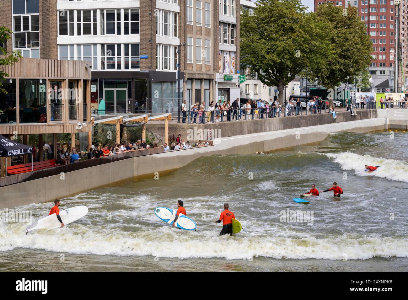 Surfing facility in the city center of Rotterdam, Rif010, supposedly ...