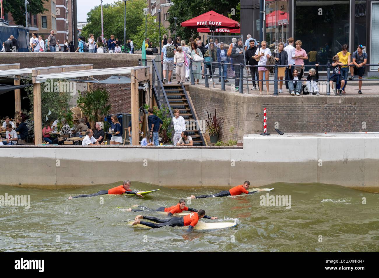 Surfing facility in the city center of Rotterdam, Rif010, supposedly ...