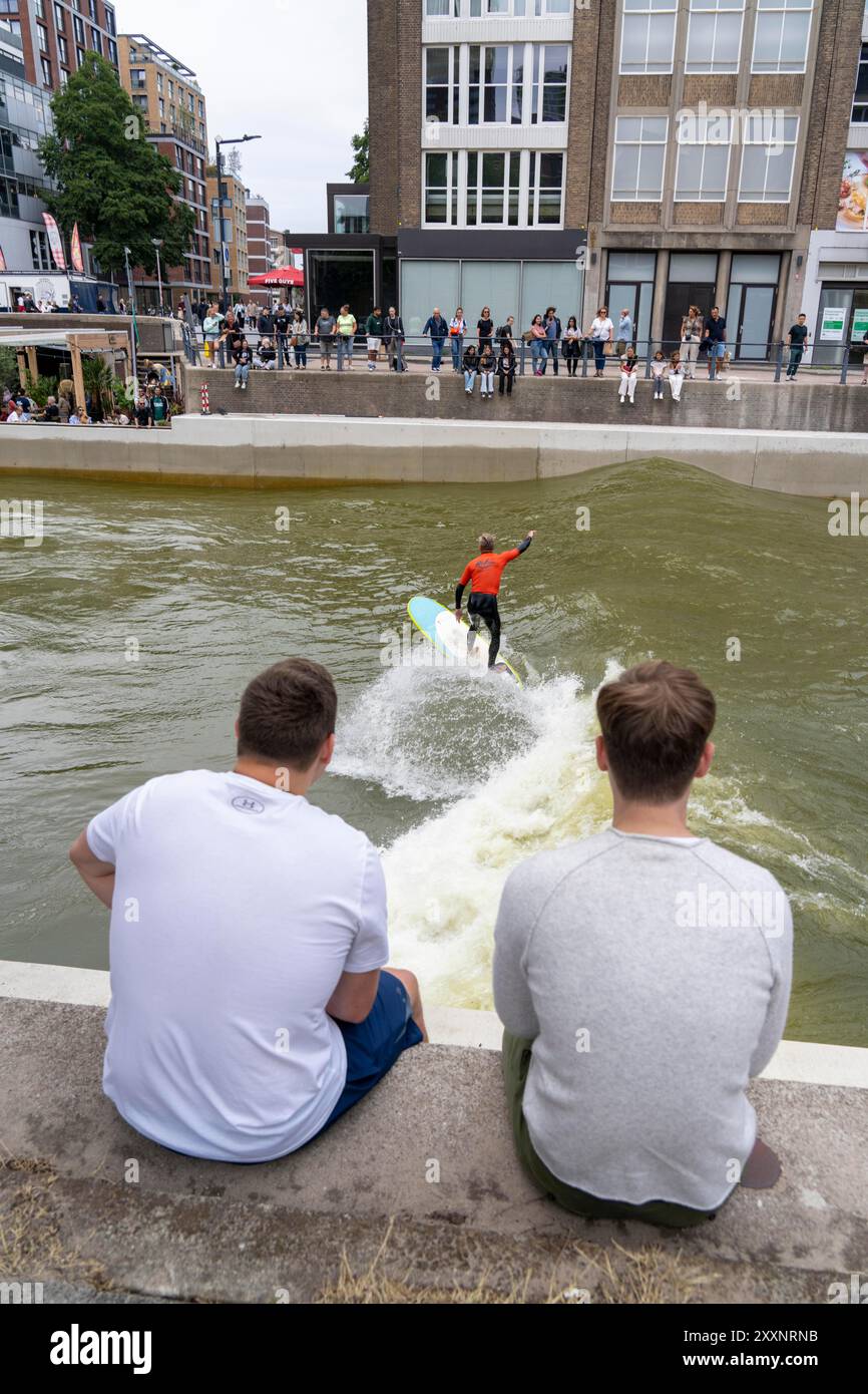 Surfing facility in the city center of Rotterdam, Rif010, supposedly ...