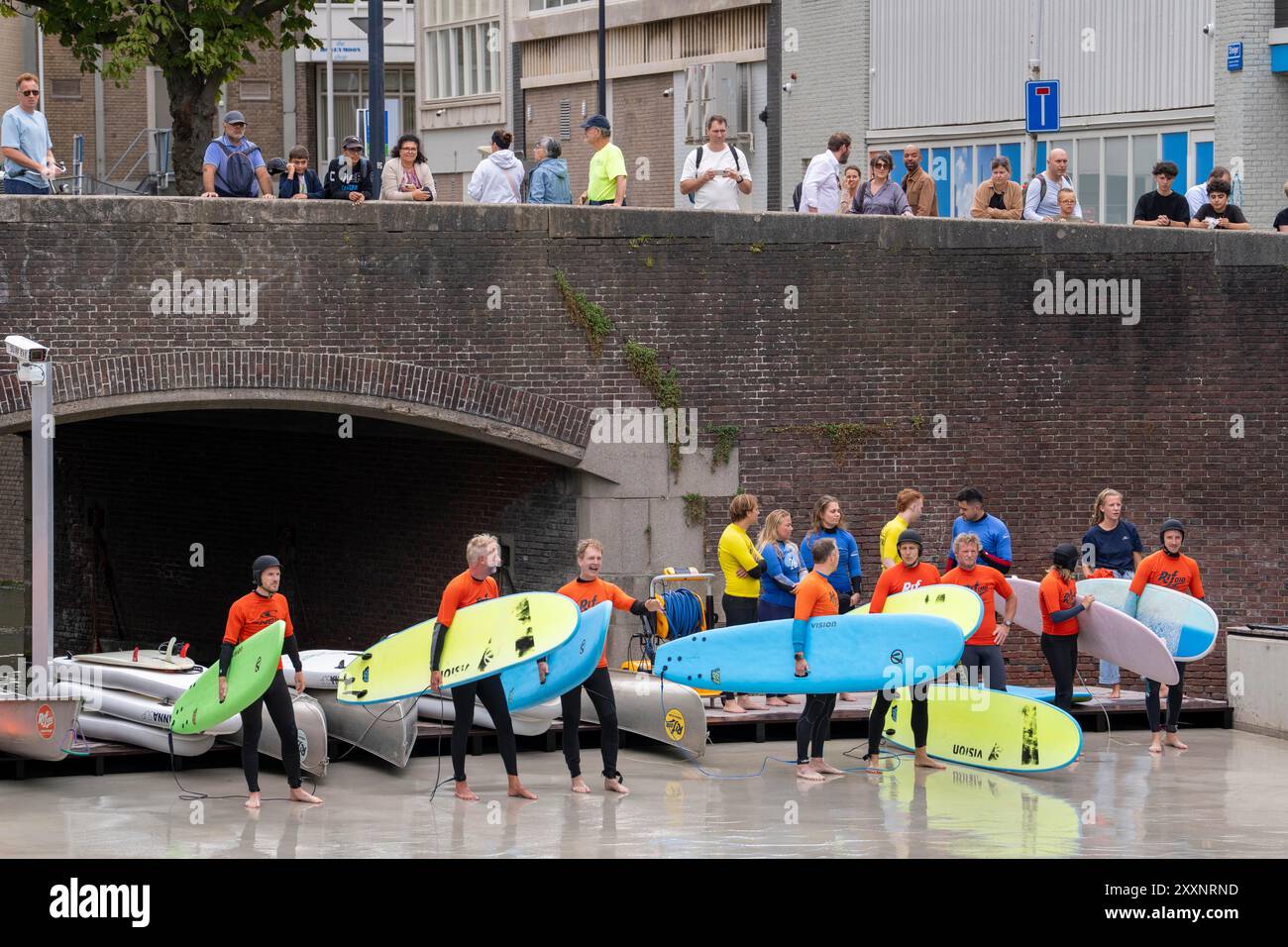 Surfing facility in the city center of Rotterdam, Rif010, supposedly ...