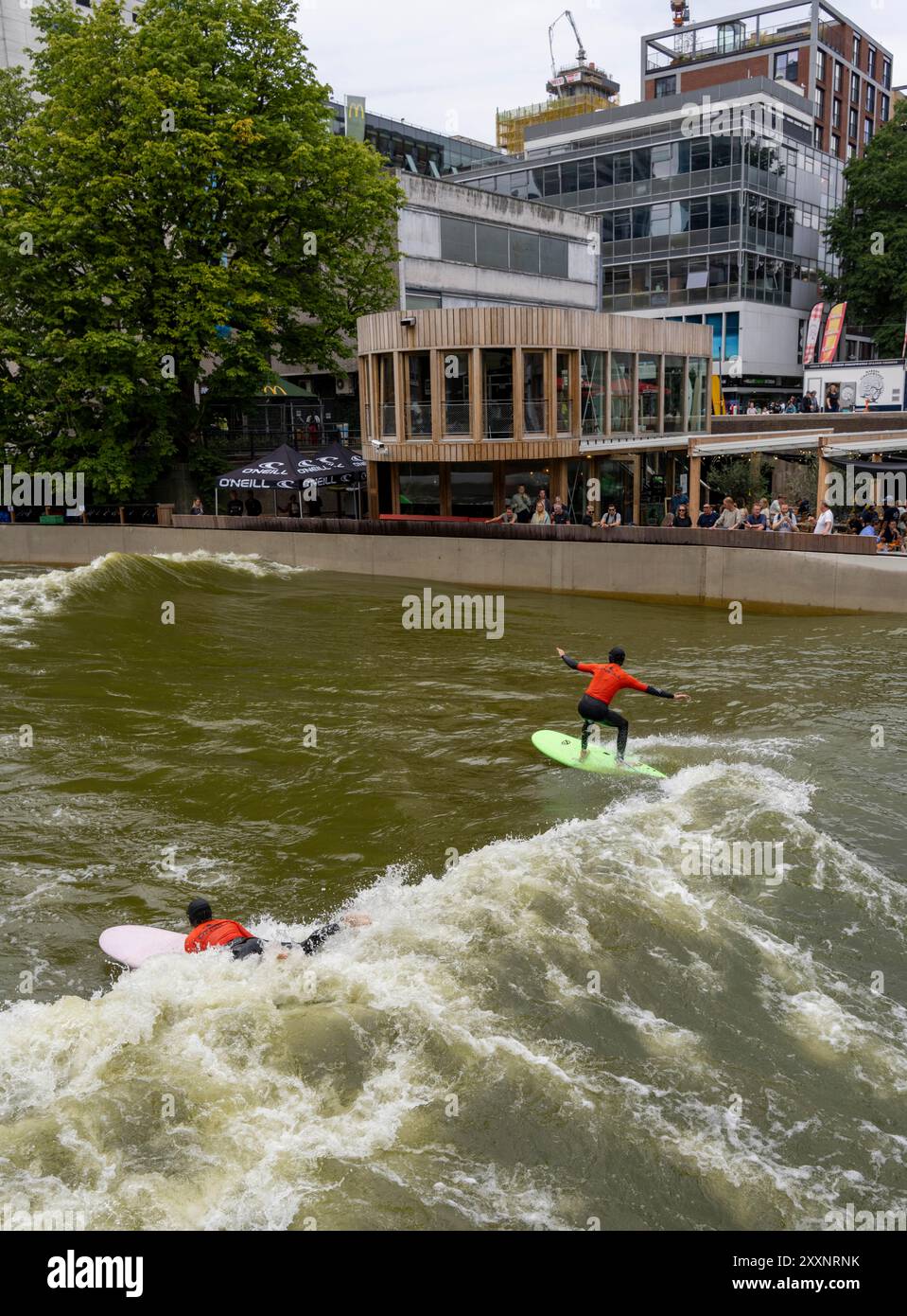 Surfing facility in the city center of Rotterdam, Rif010, supposedly ...