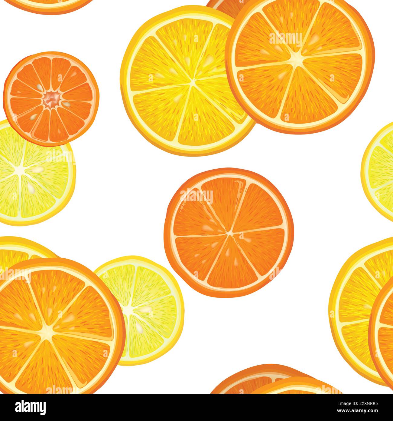 Lemon cross section pattern Stock Vector Images - Alamy