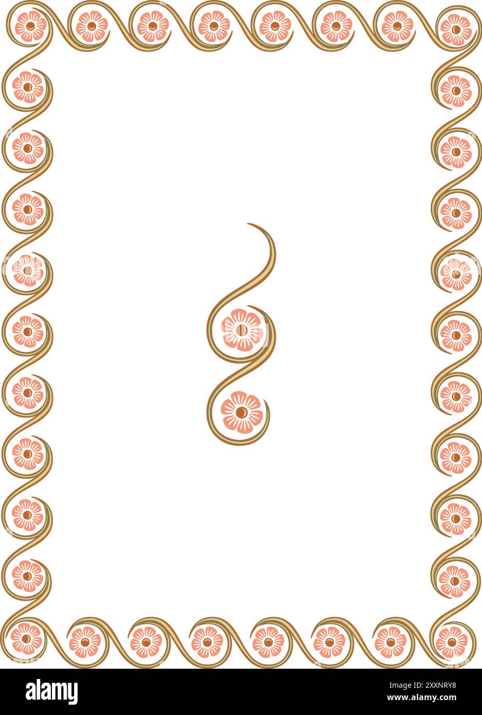 Vintage floral classic calligraphic retro vignette scroll Crests ...