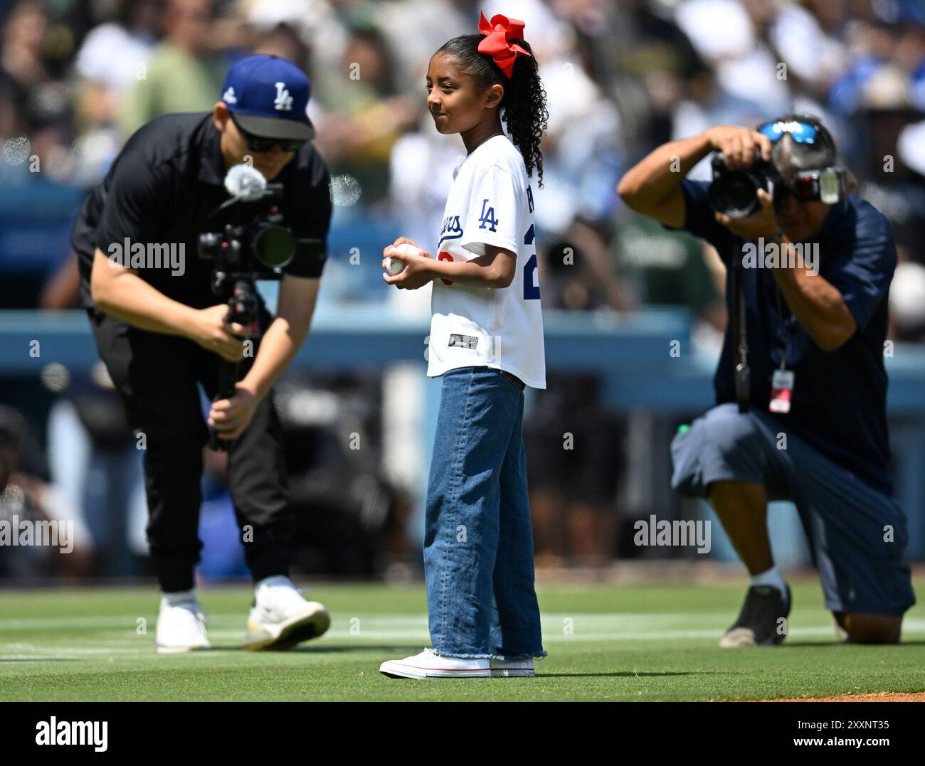 Bianca Bryant, the daughter of former Los Angeles Laker Kobe Bryant ...