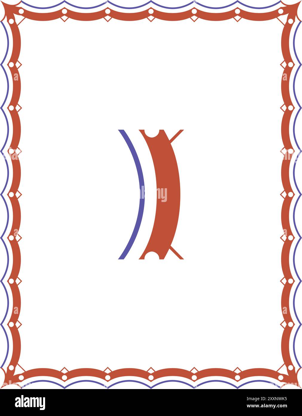 Decorative crests paper Cut Out Stock Images & Pictures - Alamy