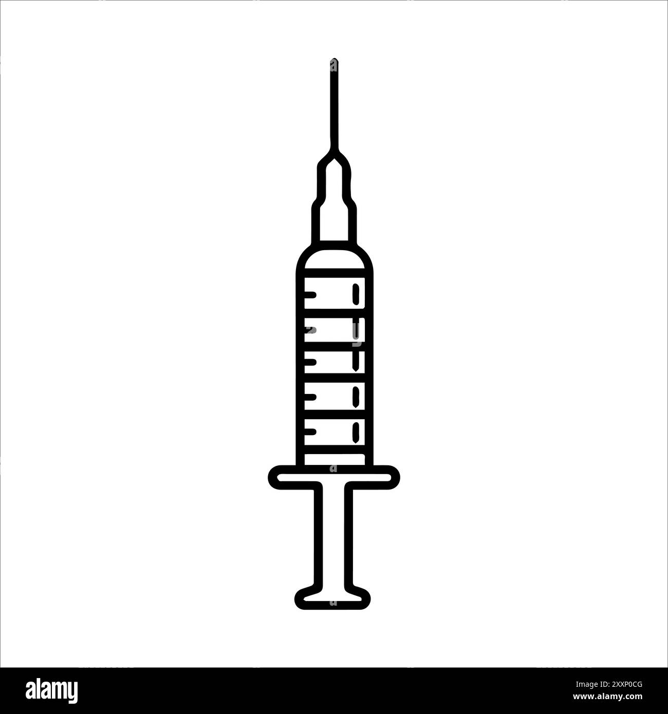 Vaccination icon or modern line symbol. Vector line art and icon design ...