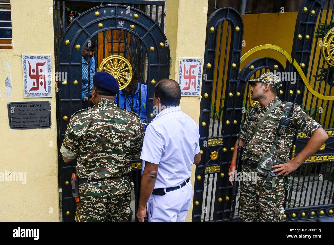 KOLKATA, INDIA - AUGUST 25: The Central Bureau of Investigation (CBI) raided the residence of ...