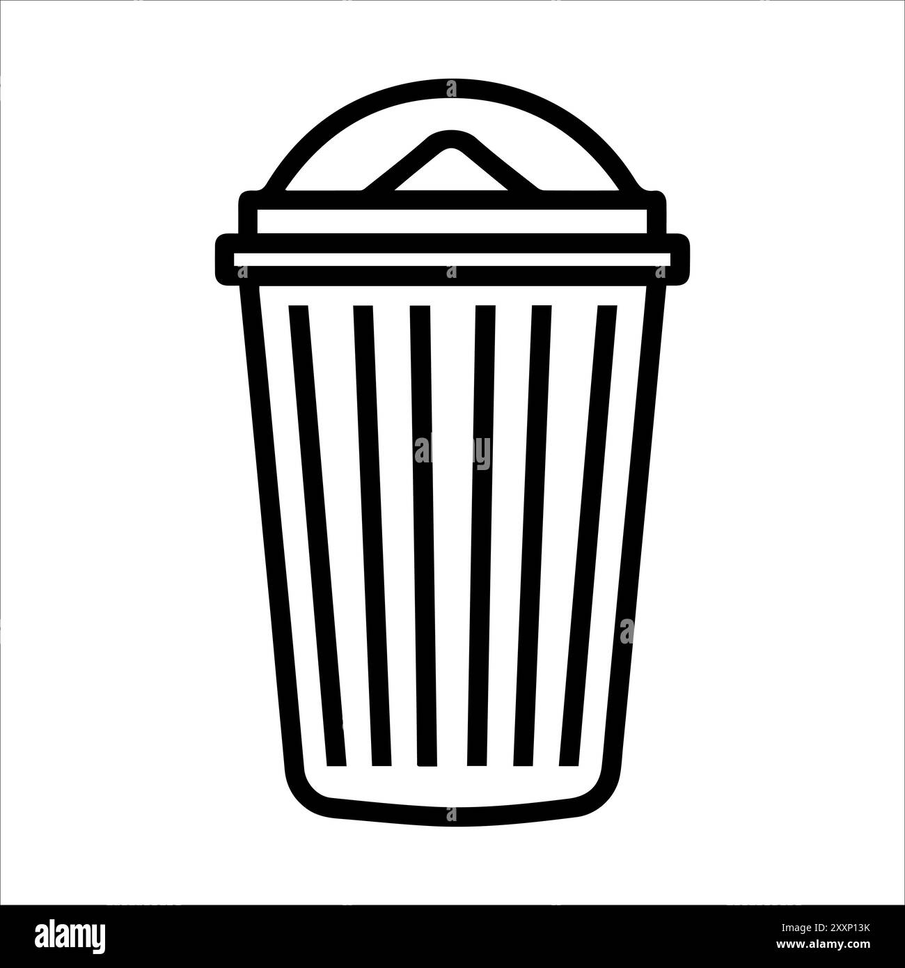 garbage icon or modern line symbol. Vector line art and icon design ...