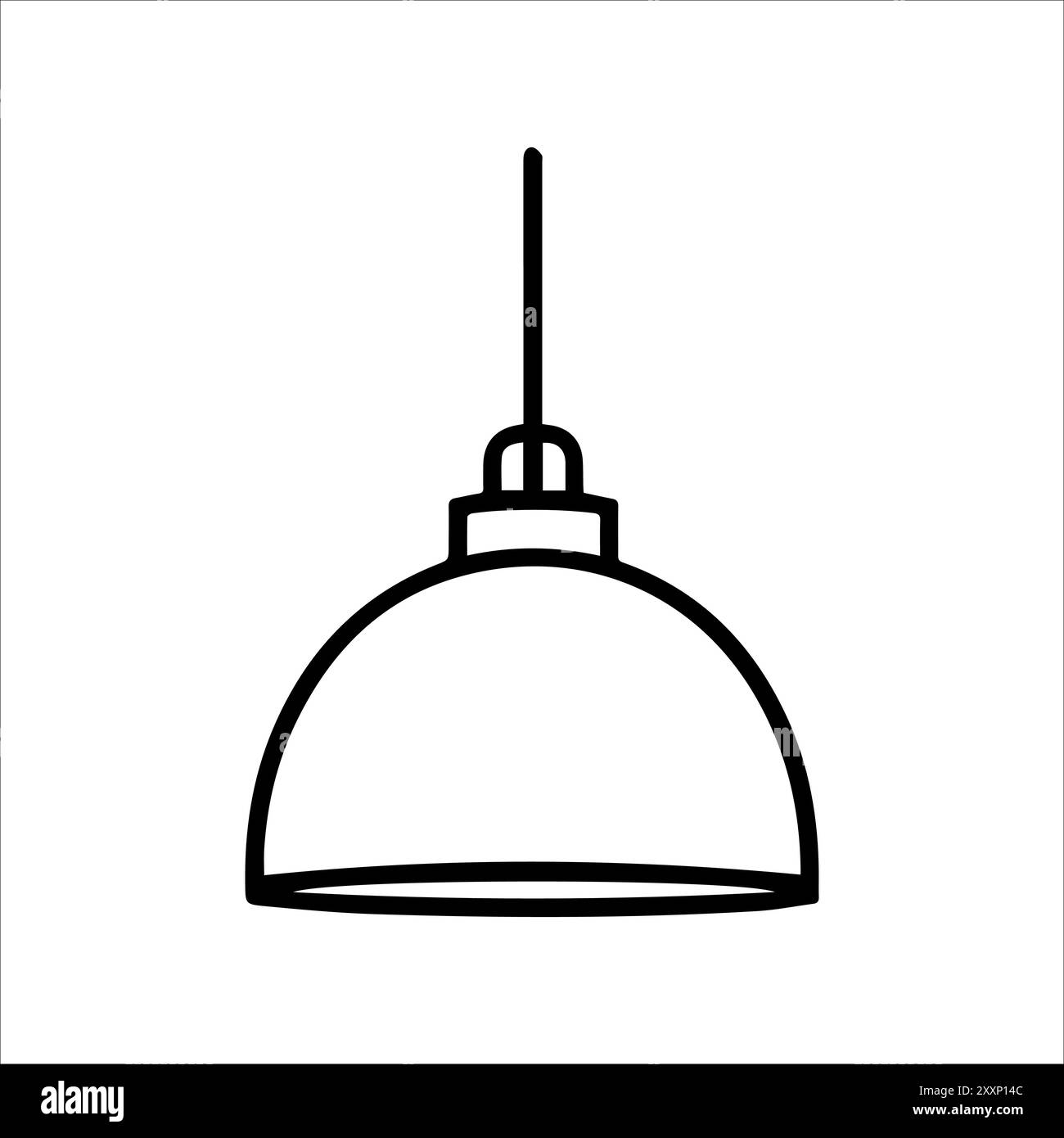 Ceiling Lamp icon or modern line symbol. Vector line art and icon ...