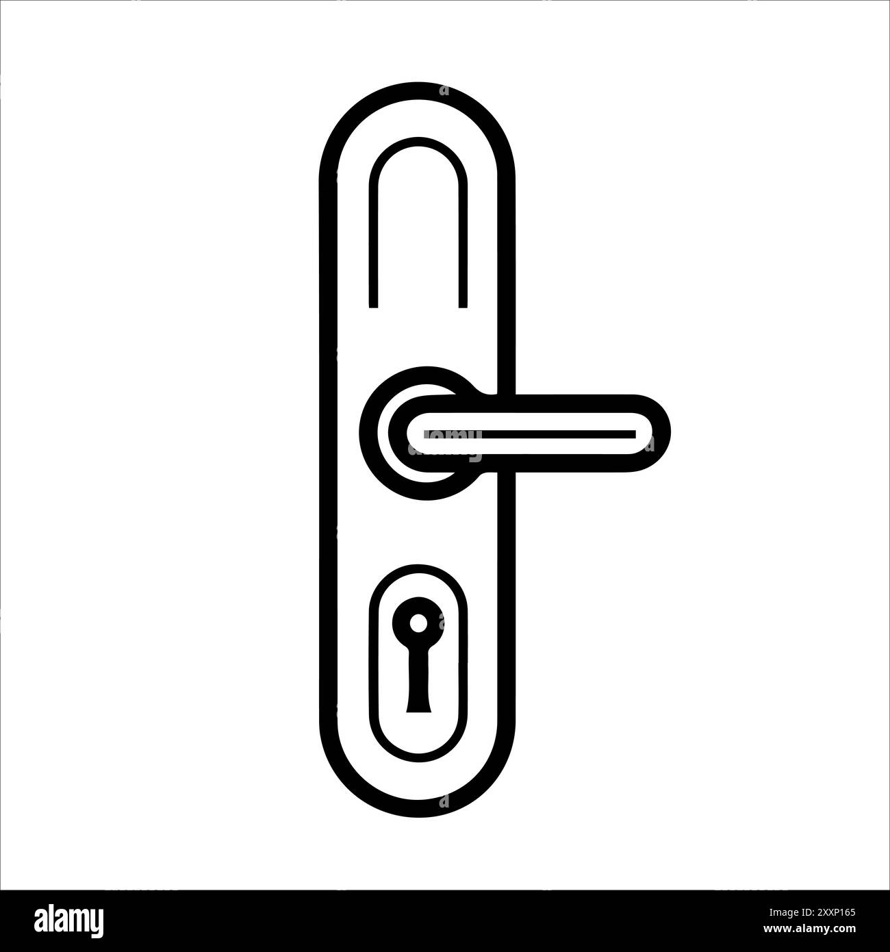 Door Handle icon or modern line symbol. Vector line art and icon design ...