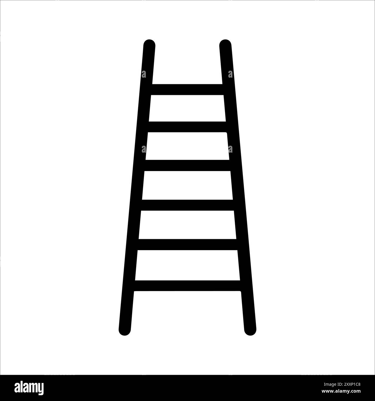 Ladder icon or modern line symbol. Vector line art and icon design with ...