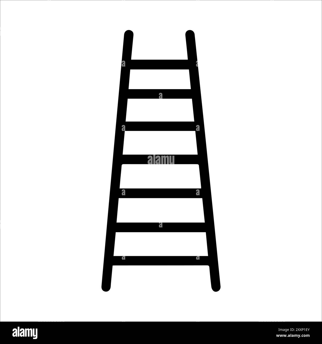 Ladder icon or modern line symbol. Vector line art and icon design with ...