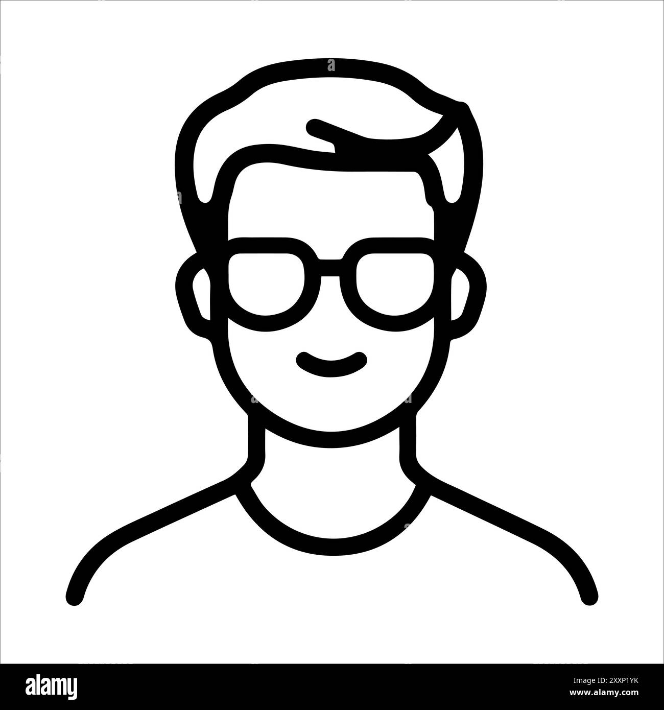 User Information icon or modern line symbol. Vector line art and icon ...