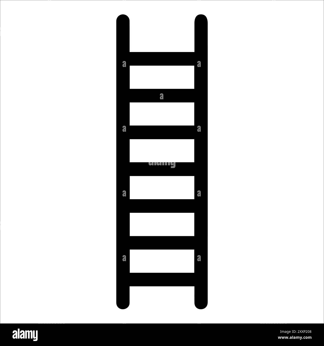 Ladder icon or modern line symbol. Vector line art and icon design with ...