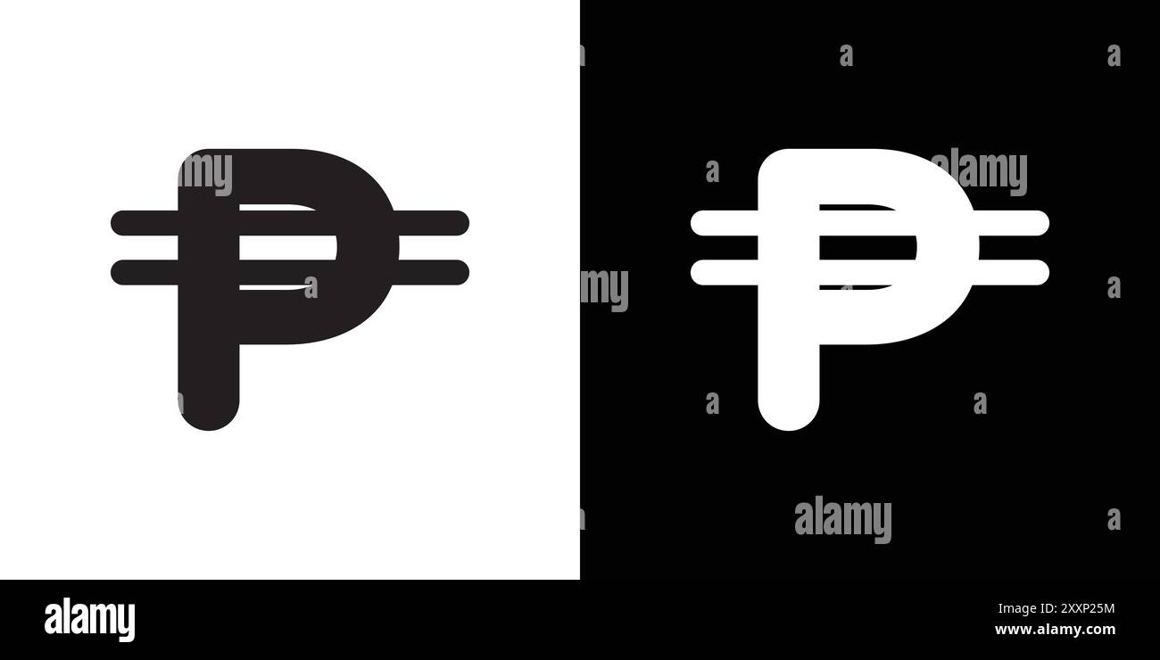 Cuba peso icon Black line art vector in black and white outline set ...