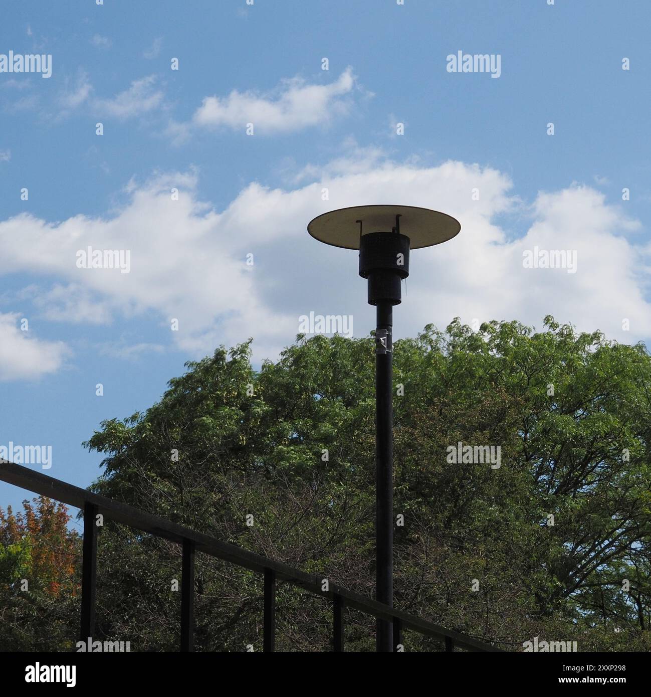 This lighting fixture is in the center of town Stock Photo - Alamy