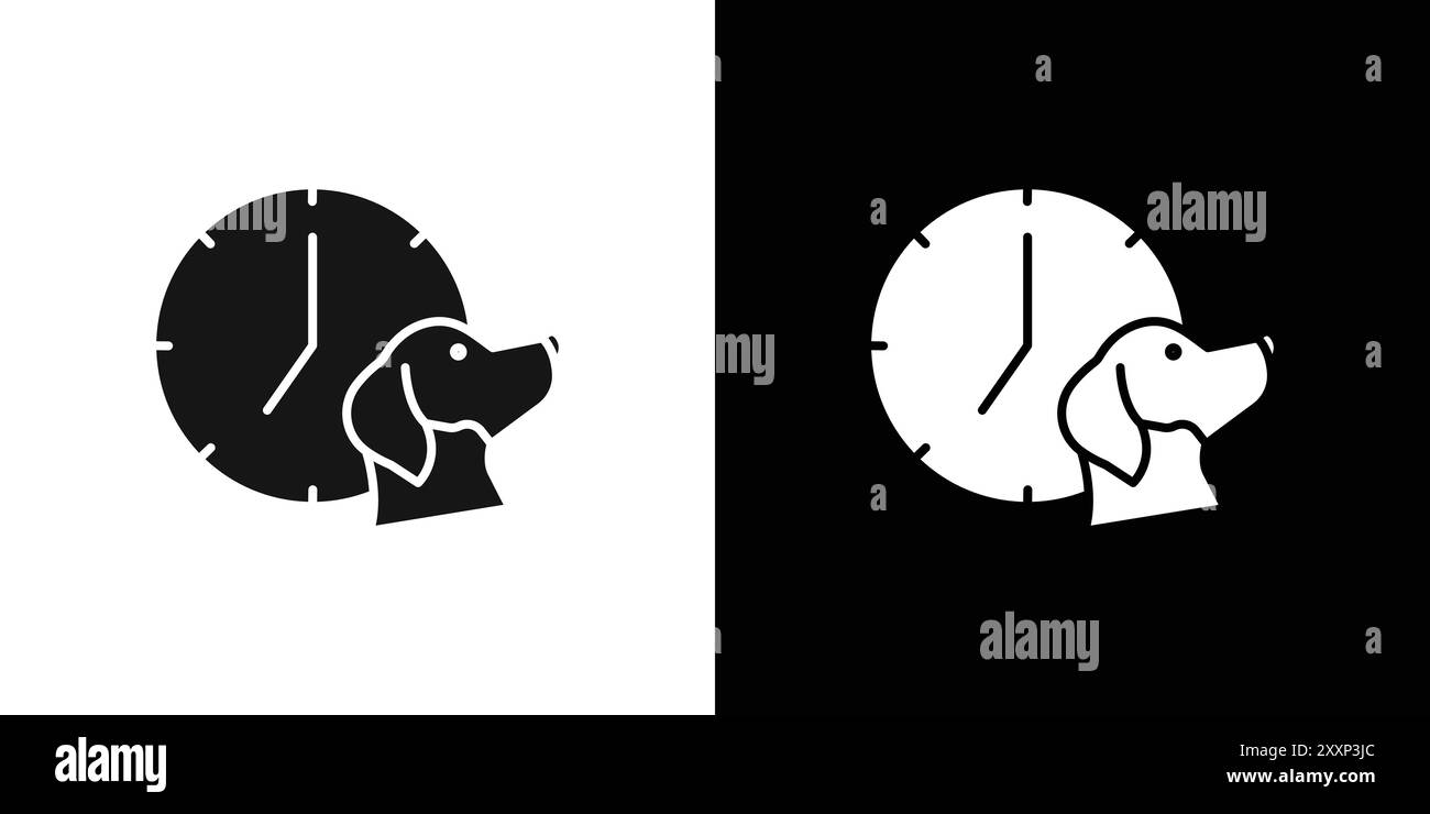 Dog competition icon Black line art vector in black and white outline ...