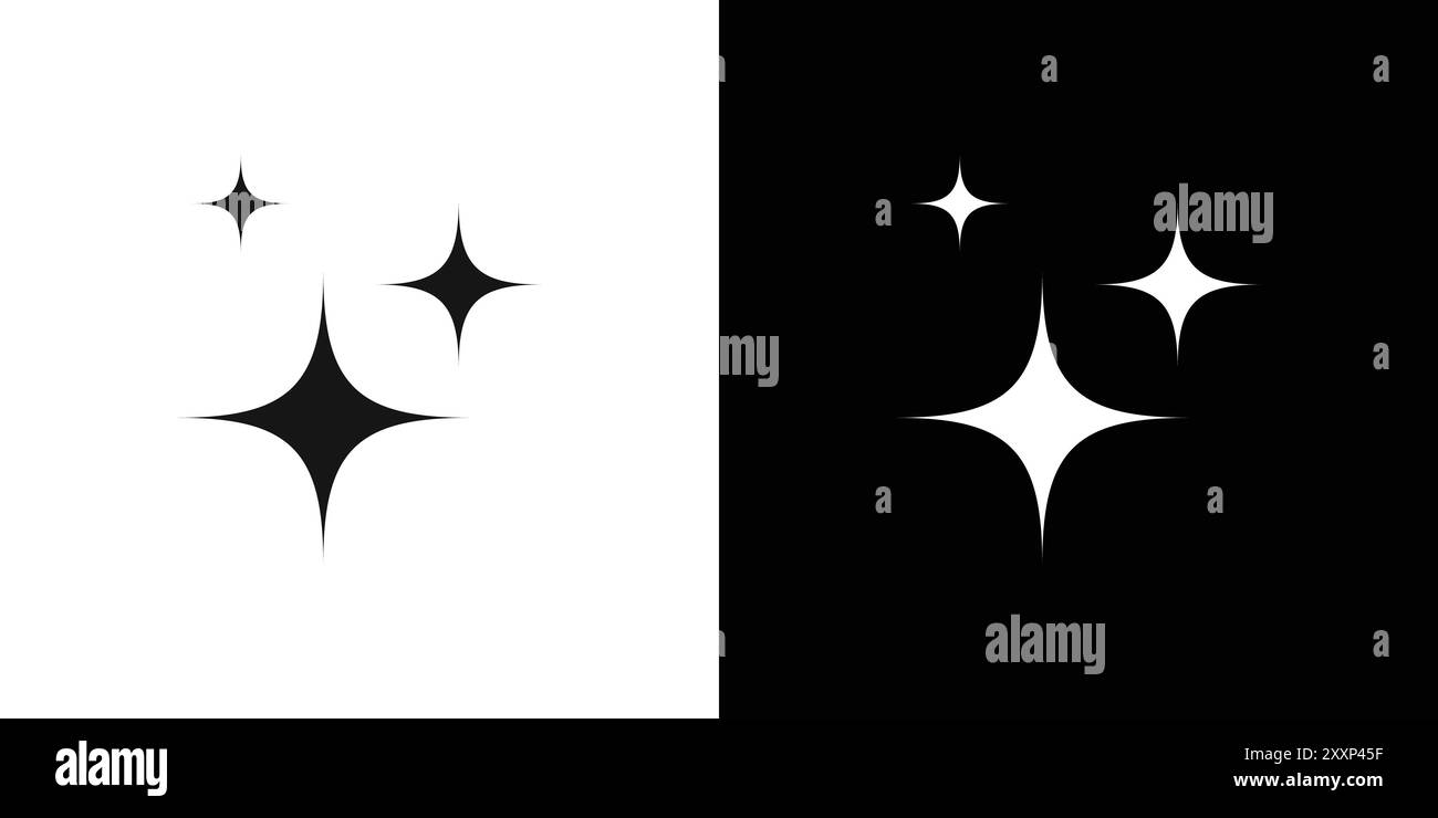 Diamond star icon flat Stock Vector Images - Alamy