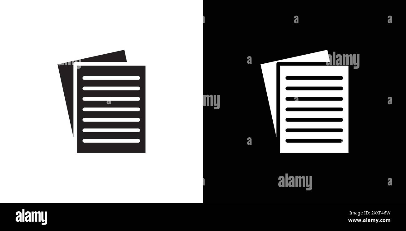 Script icon Black line art vector in black and white outline set ...